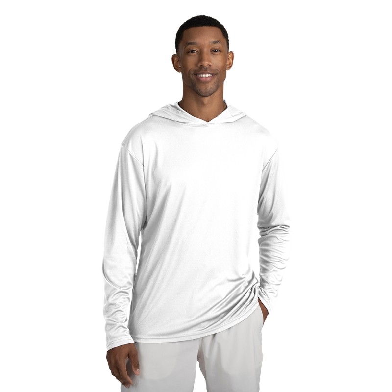 Blue Generation BG7310 Unisex Adult Long Sleeve Hooded Tee Wholesale
